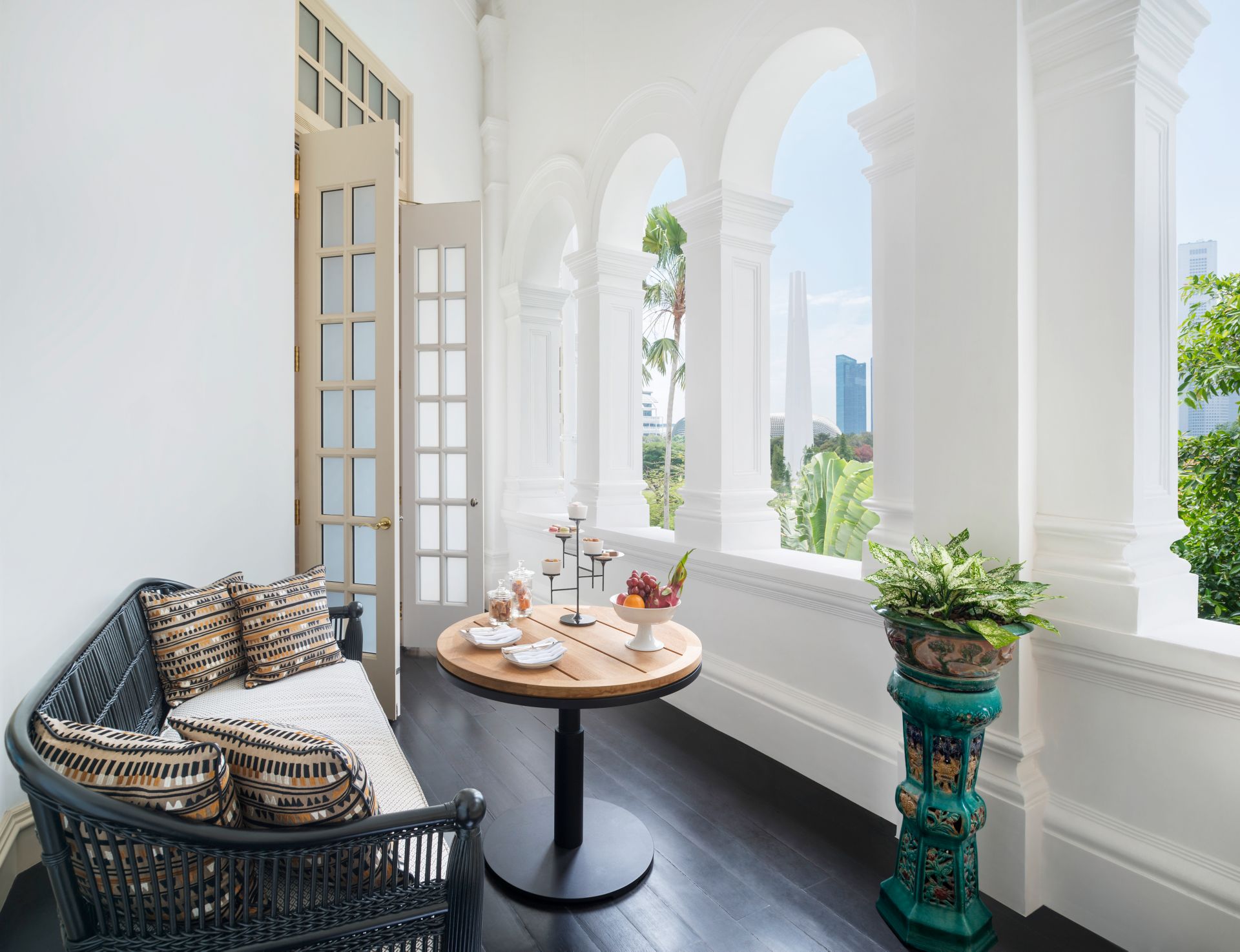 Dining at Raffles Singapore