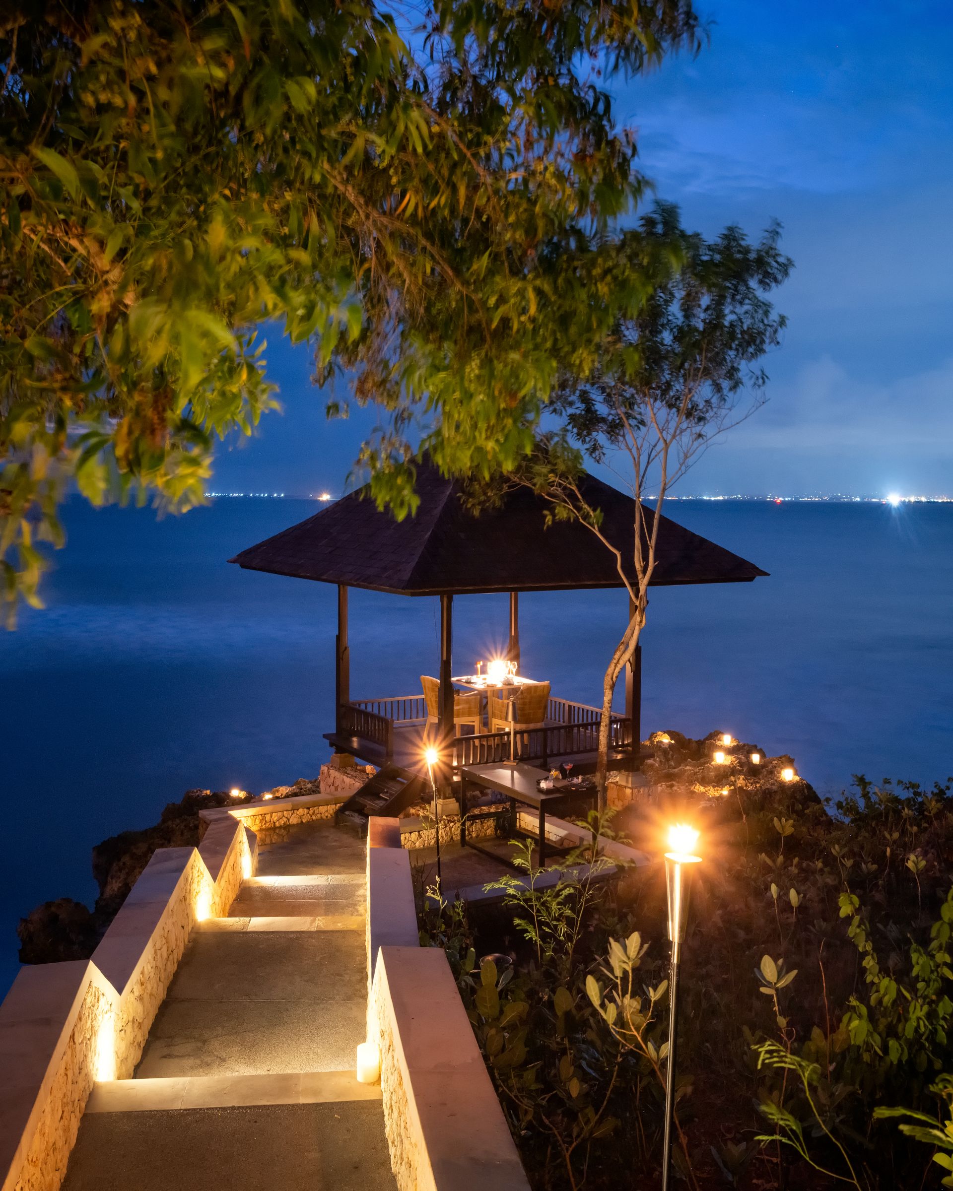 Dining at Raffles Bali