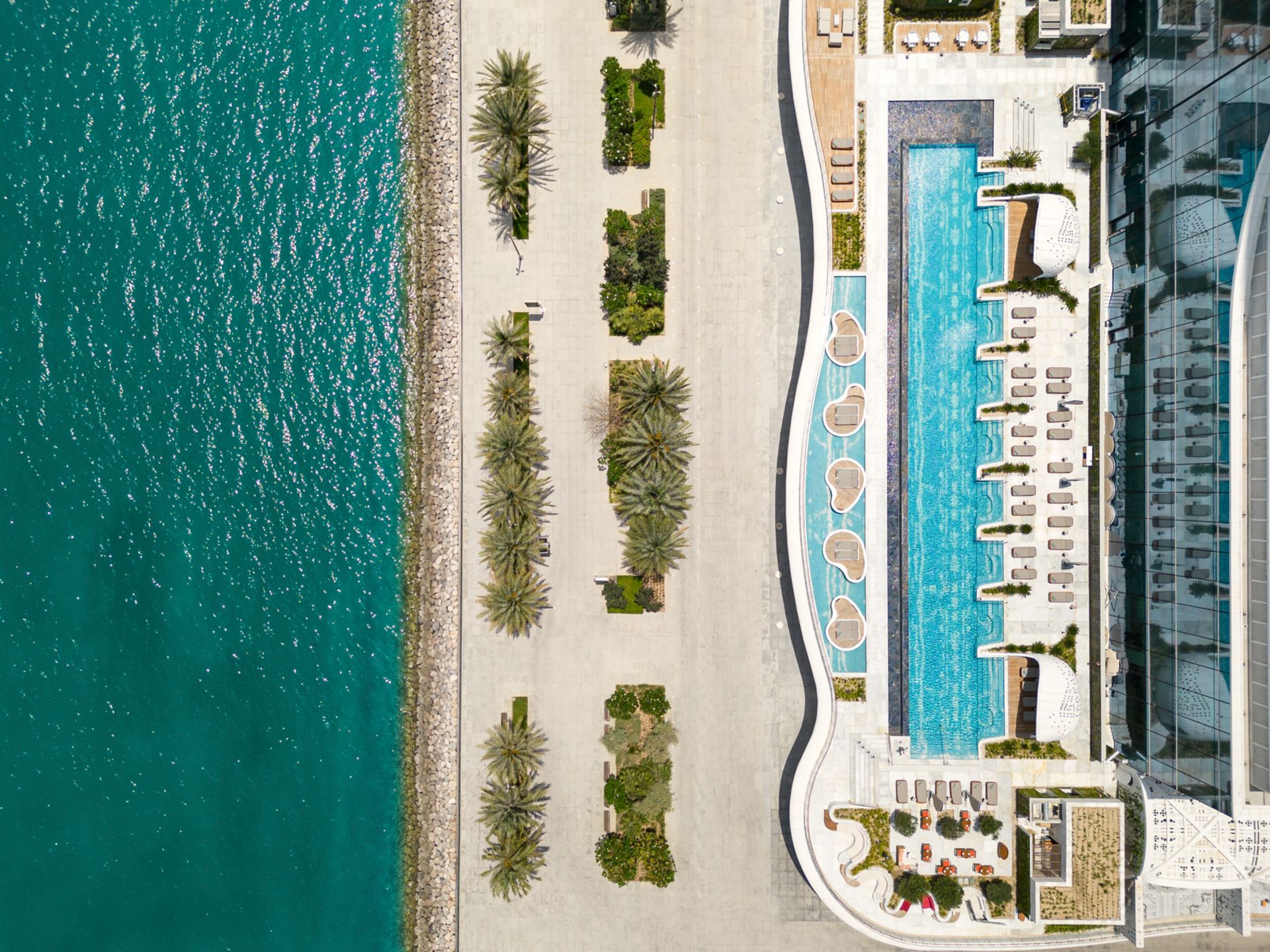 Raffles Pool - Raffles Doha