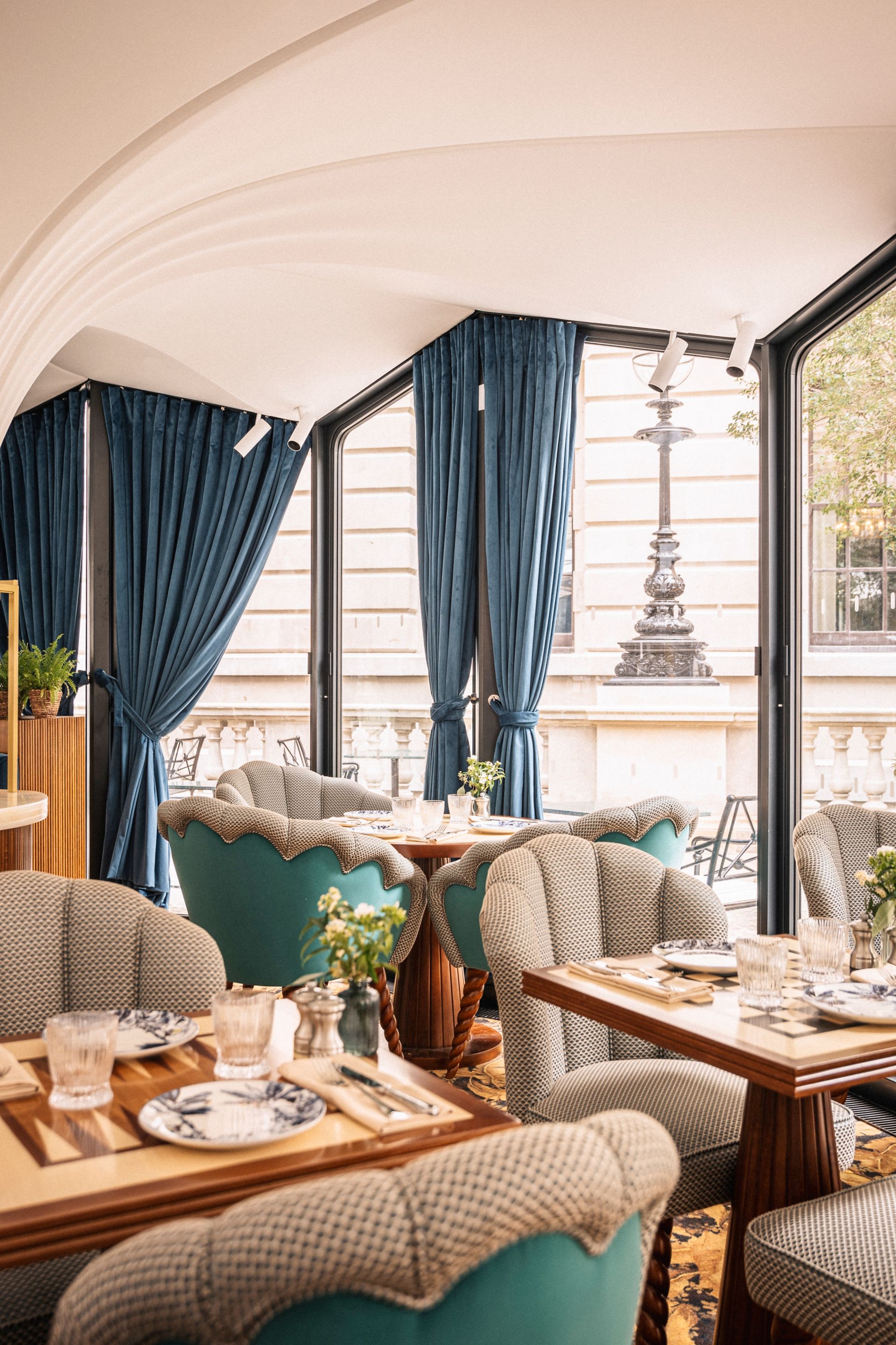 Dining at Raffles London