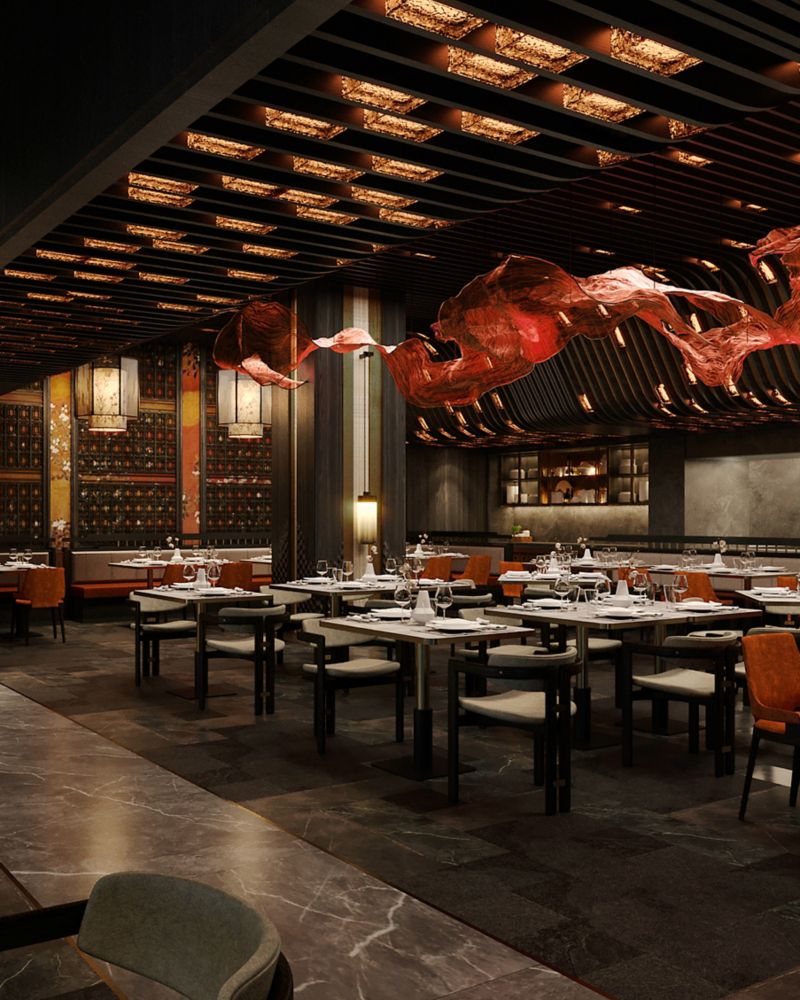 Oriental Restaurant Design Song Xiang Lou