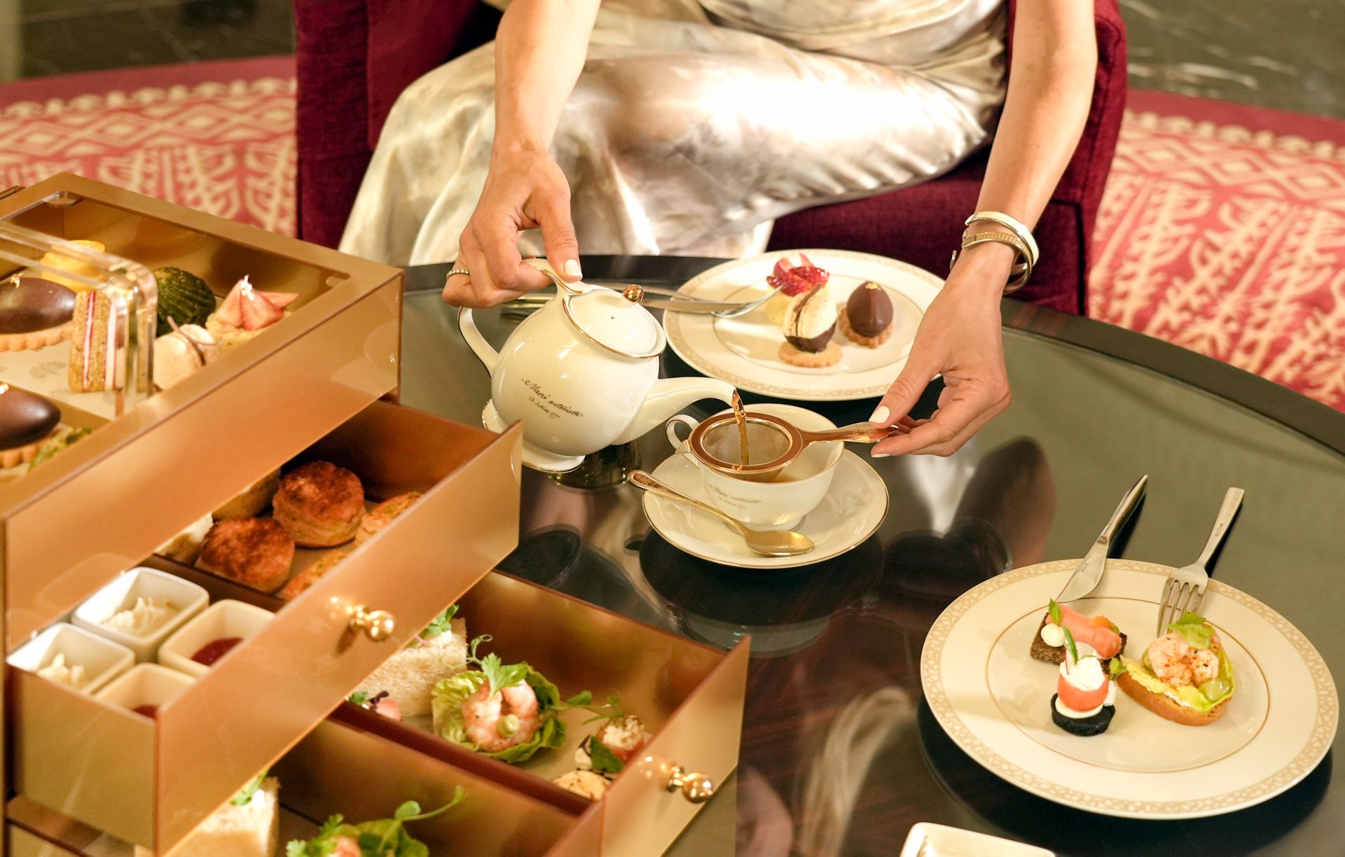 Afternoon Tea at Raffles SalonFestive at Raffles Dubai